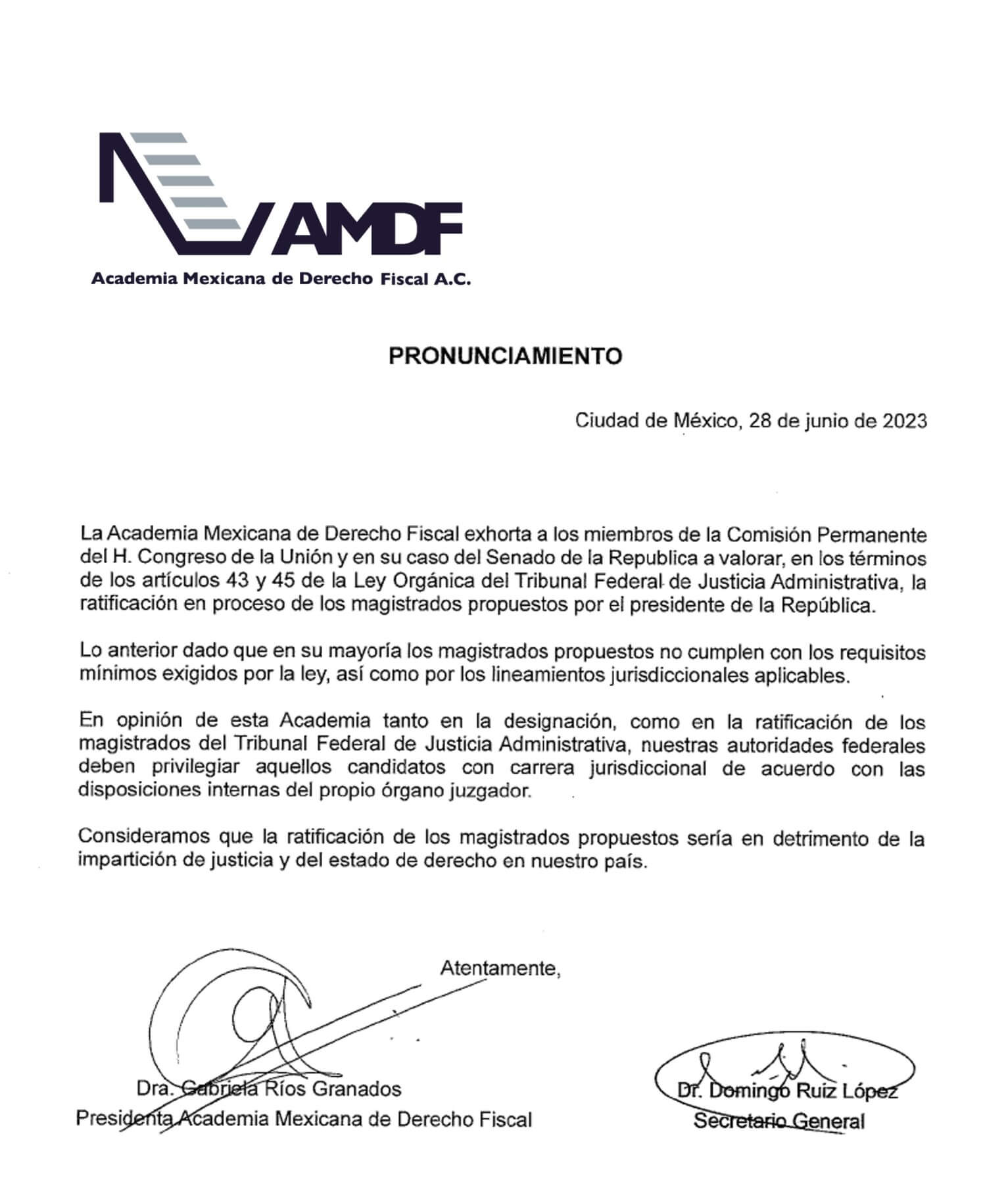Boletines | AMDF
