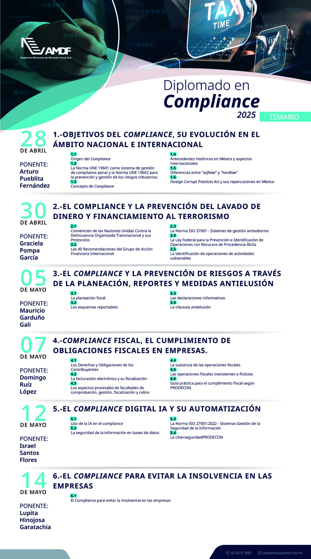 DIPLOMADO EN COMPLIANCE | AMDF